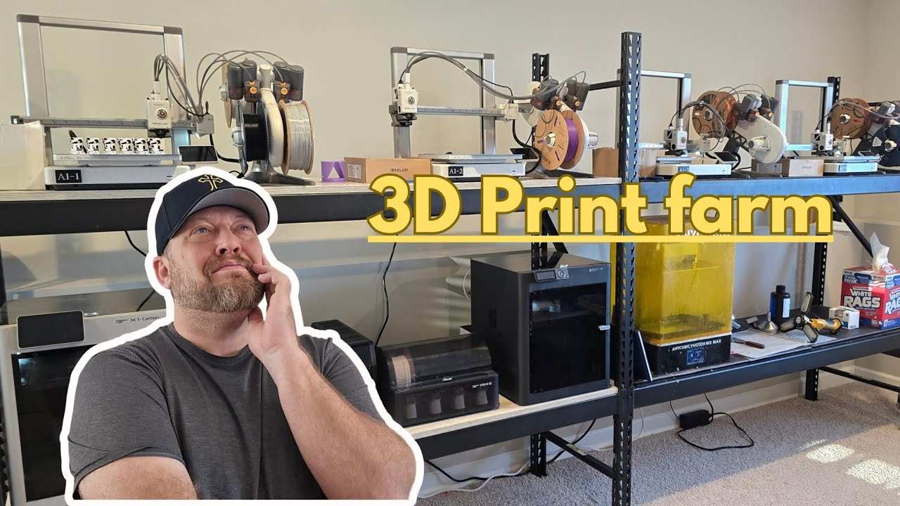 Can this 3d Print farm make my life independent - YouTube
