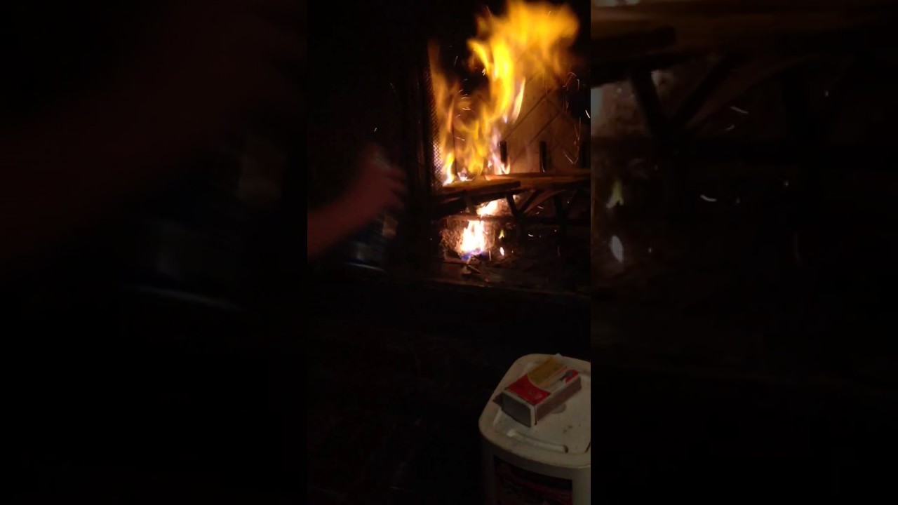 Fun with lighter fluid - YouTube