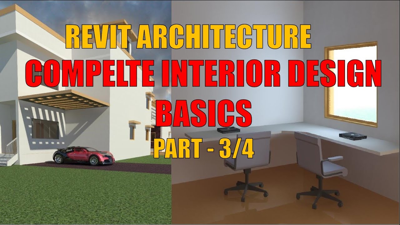 Modern House Interior Design Part 3/4 - REVIT ARCHITECTURE PROJECT 2 ...