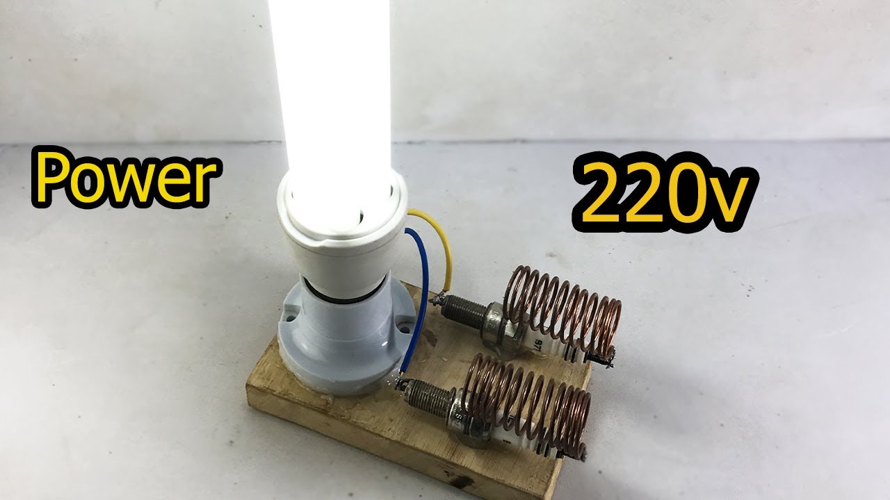 Amazing Wireless Generator Free Energy Self Running By Spark Plug With ...