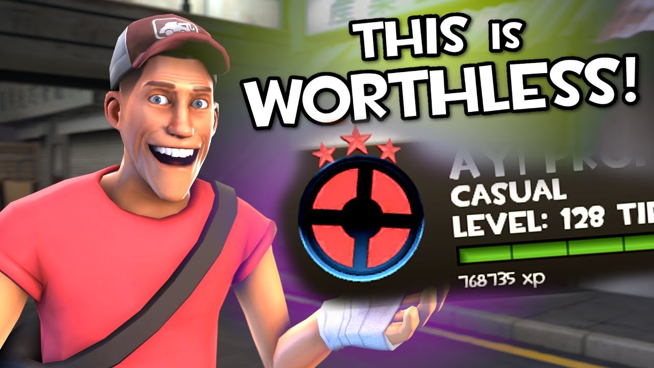 TF2's casual XP and ranking system is worthless. - YouTube