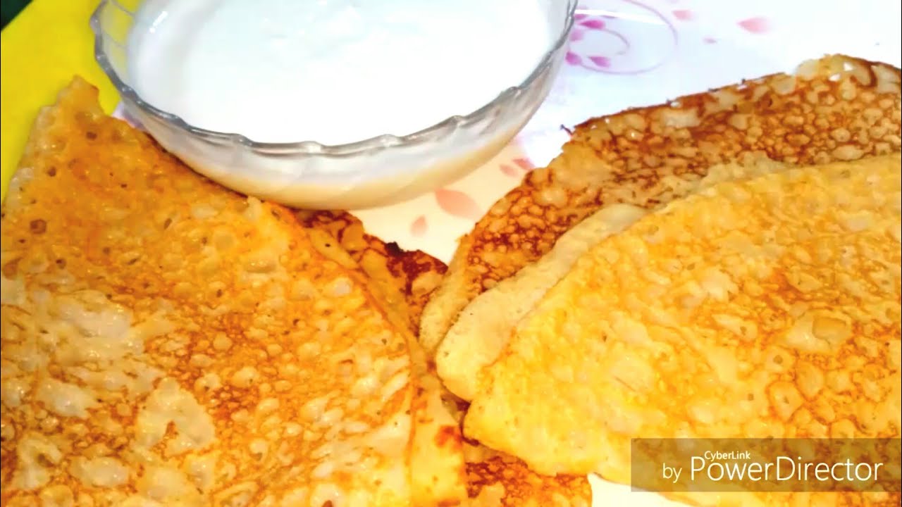 Tasty and sweet arabian dosa [healthy breakfast] in less time - YouTube