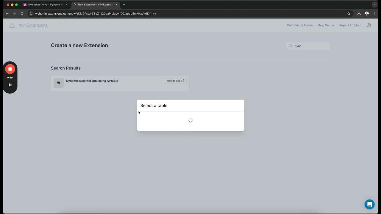How to create Redirect URLs using Airtable and miniExtensions - YouTube