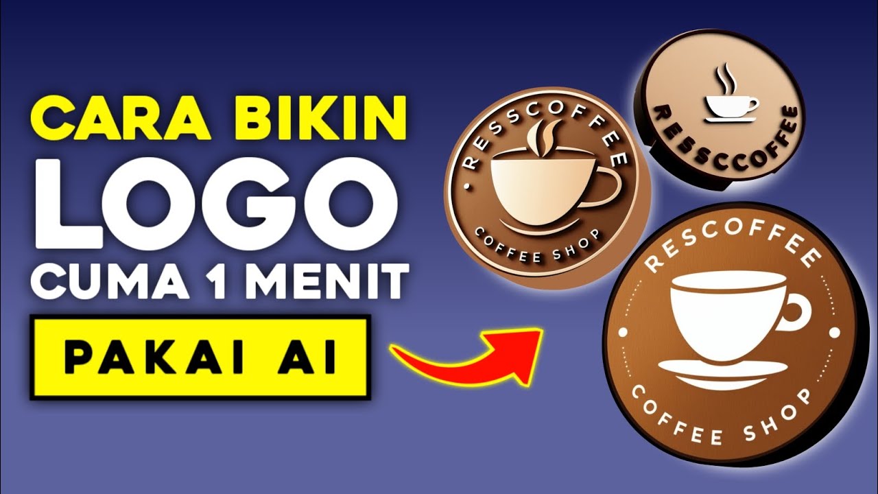 Bikin logo pakai Ai cuma 1 menit tutorial design logo - YouTube