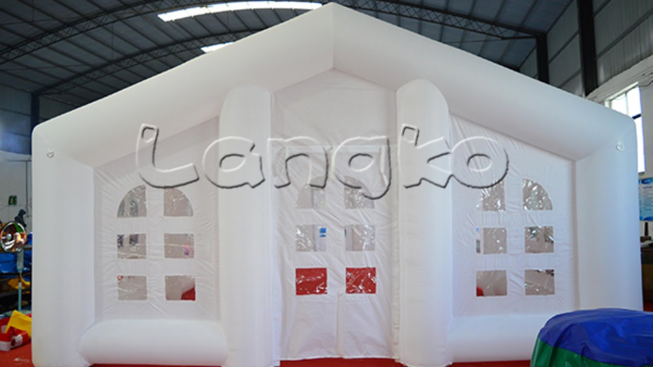 White inflatable large tent inflatable nightclub for parties and ...