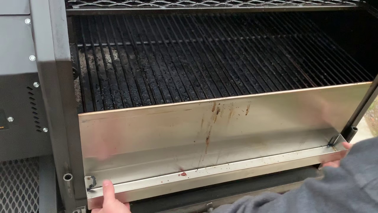 The BBQ Grease Gutter - After the Cook - YouTube