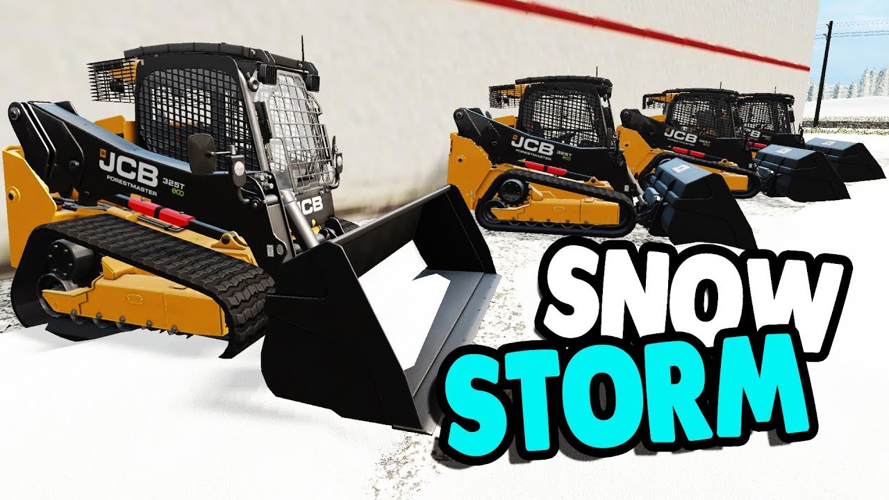 SNOW REMOVAL BUSINESS CLEARS TOWN | Farming Simulator 17 Multiplayer ...