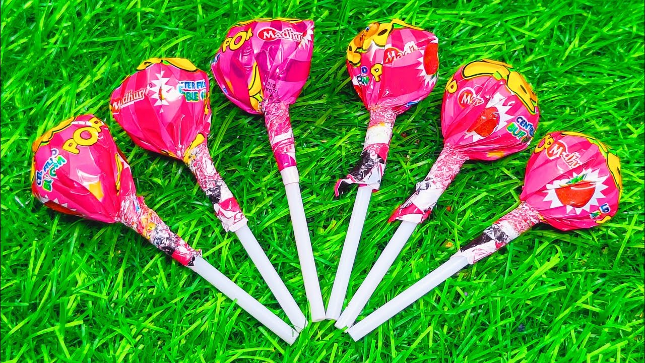 Satisfying | Pink Candy Lollipop Unpacking Satisfying ASMR Videos - YouTube