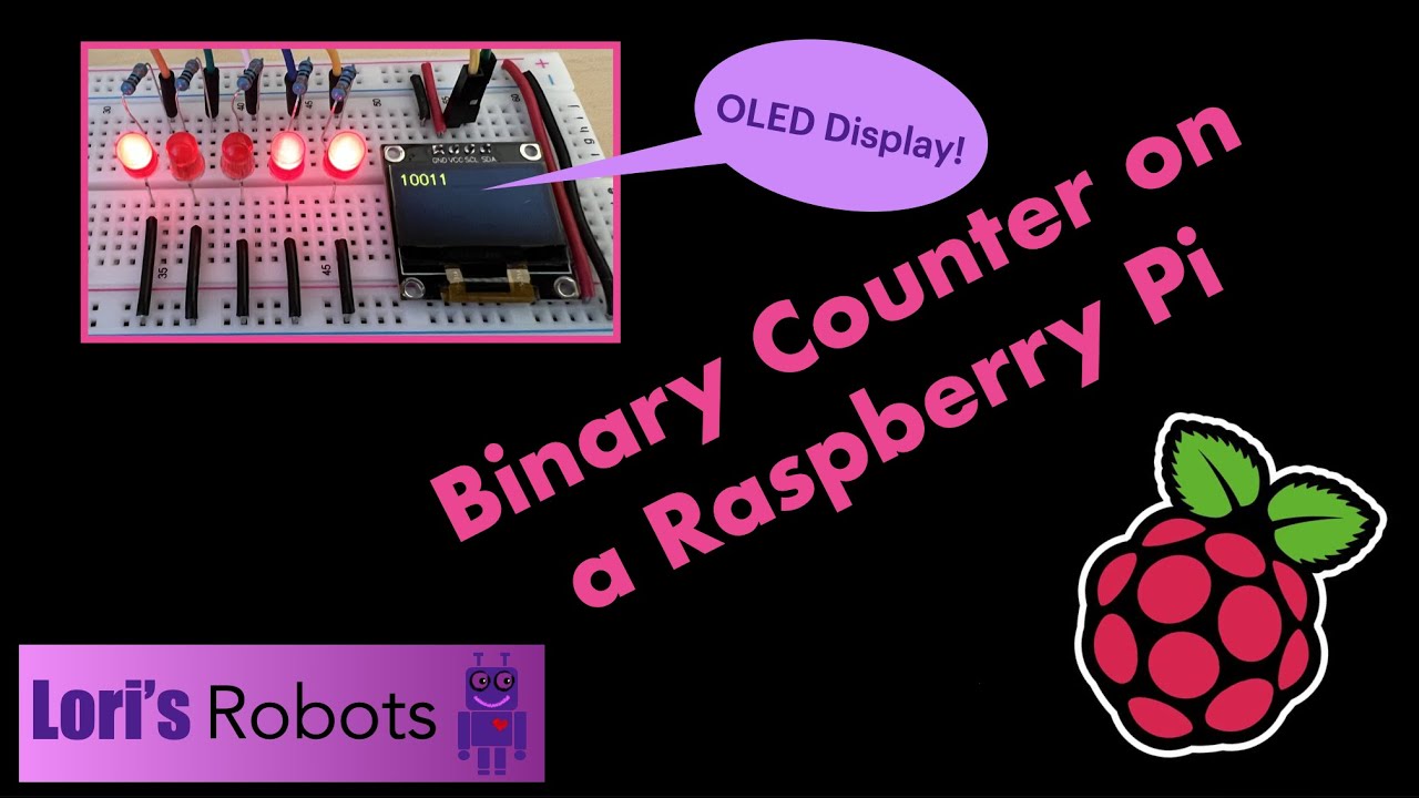 A Binary Counter On A Raspberry Pi Youtube