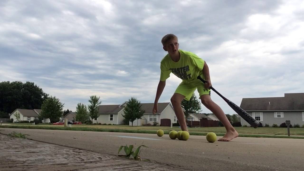 Hitting these balls - YouTube