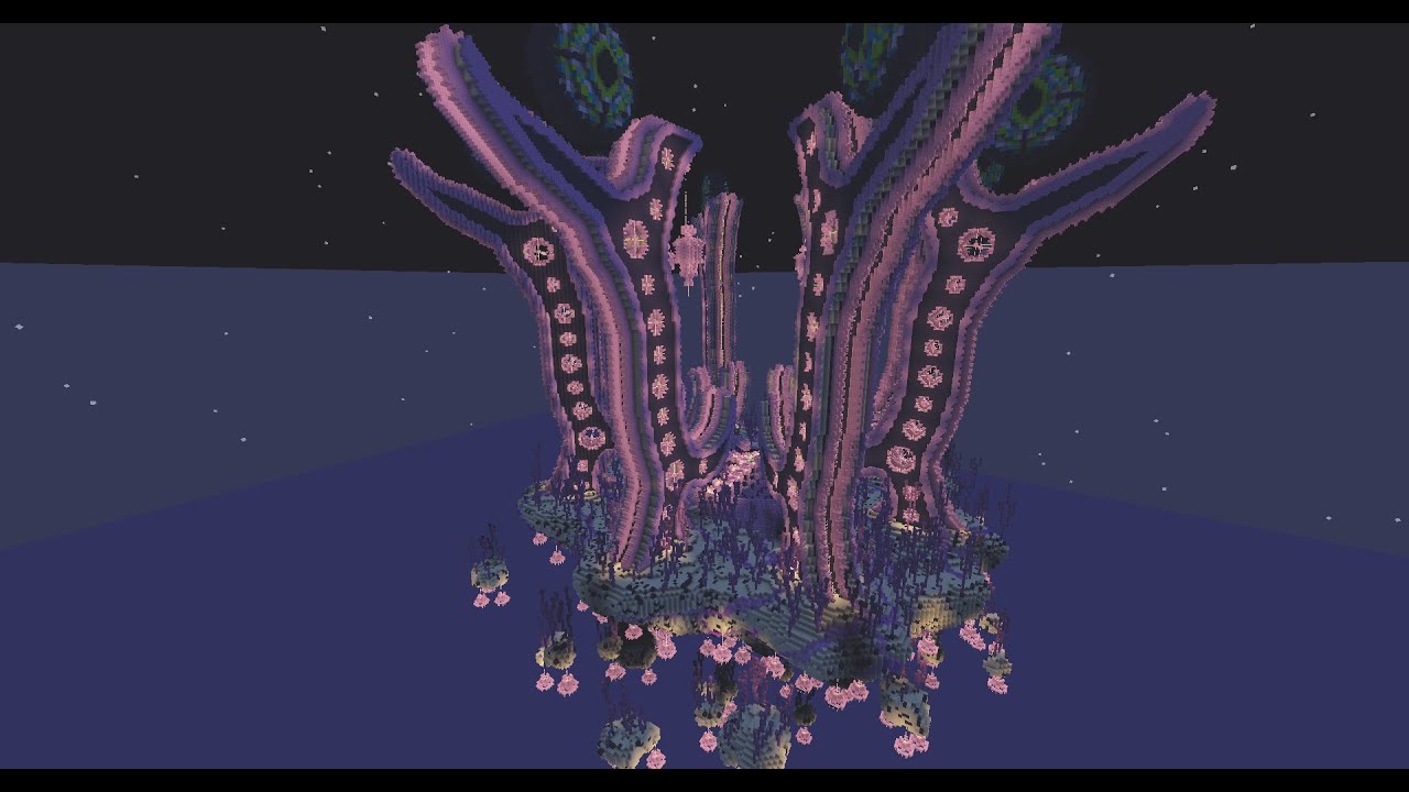 END floating island minecraft - YouTube