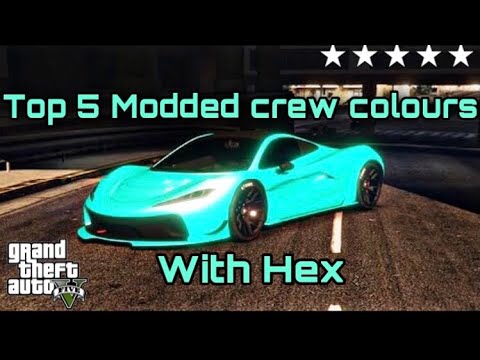 Top 5 BEST Neon Modded Neon Crew Colours In Gta Online (With Hex ...