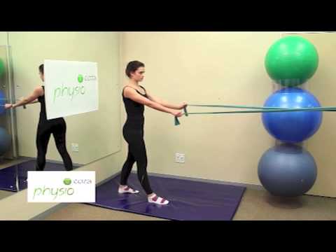 CERVICAL ROTATION IN STRIDE STANDING WITH RESISTED SHOULDER FLEXION ...