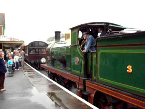 Bluebell Railway No.592 C-Class Steam loco at Kingscote - YouTube