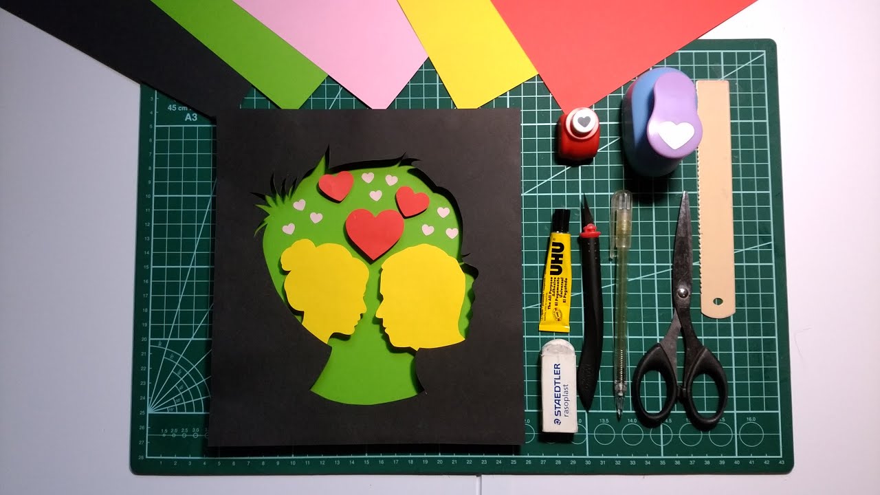 HOW TO MAKE 3D PAPER SCULPTURE l child and family l PAPER ART l PAPER ...