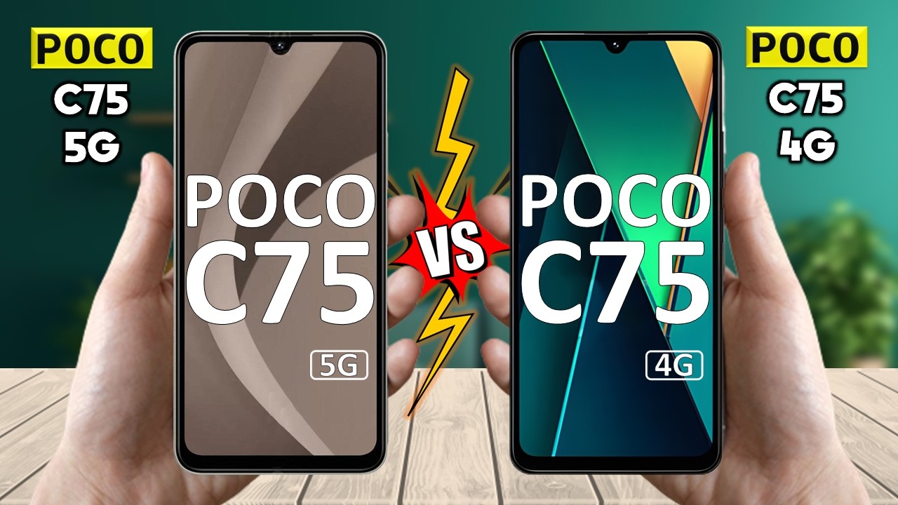 Poco C75 5G Vs Poco C75 4G - Full Comparison 🔥 Techvs - YouTube