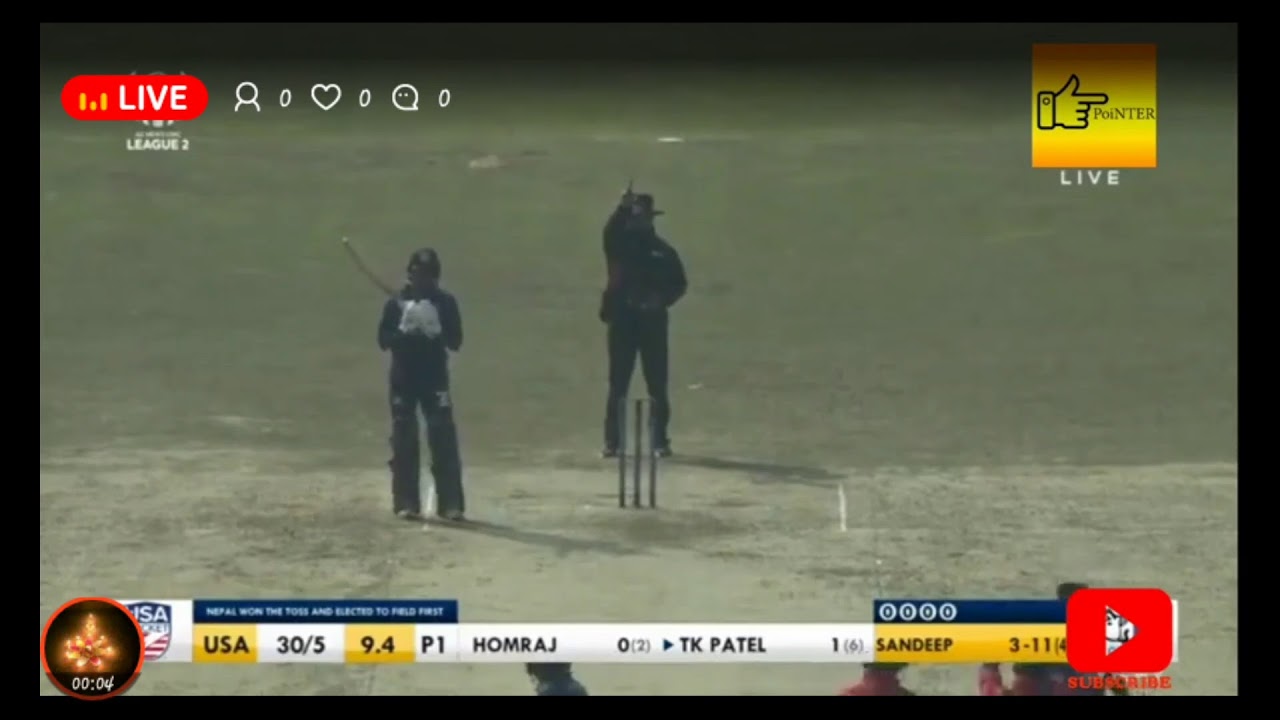 Nepal vs Usa cricket live #2 - YouTube