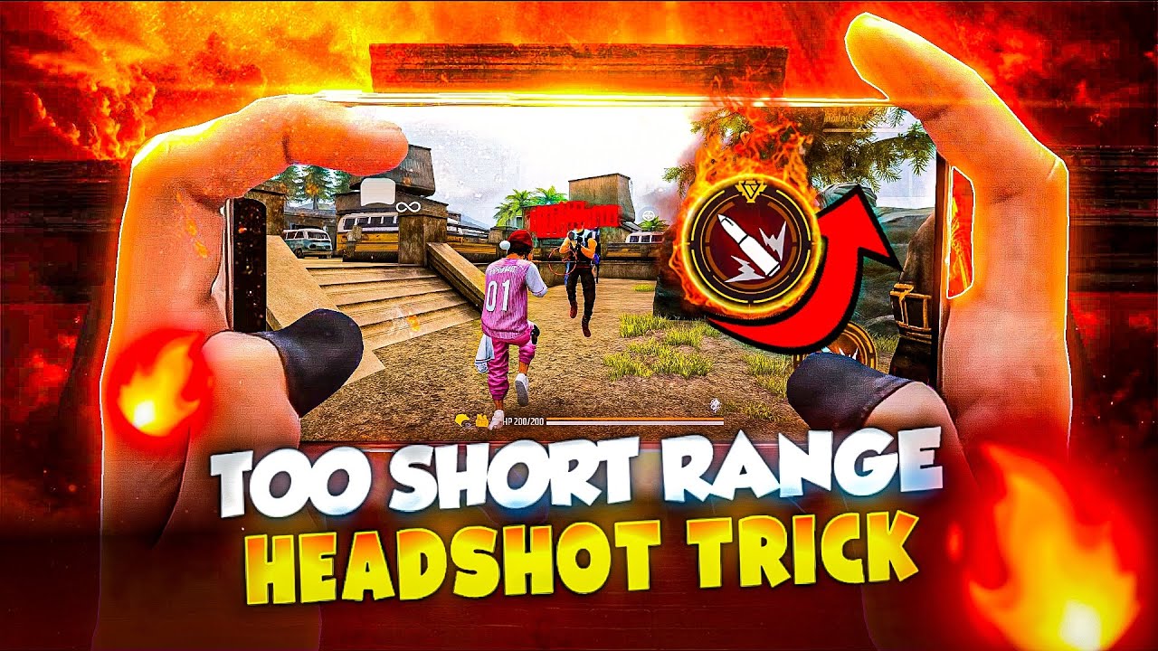 Too Short Range Headshot Trick 🔥 || One Tap Headshot Trick On Mobile 📲 ...