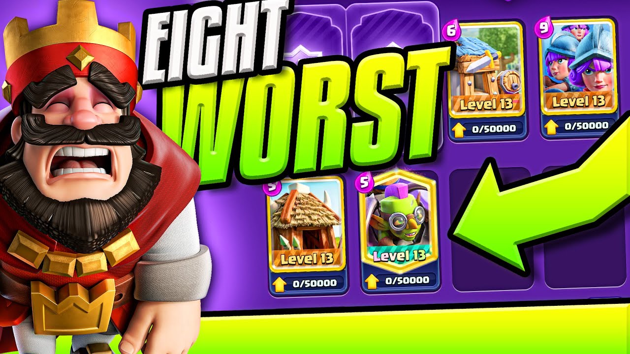 I Used The 8 WORST CARDS in ONE DECK ... - YouTube