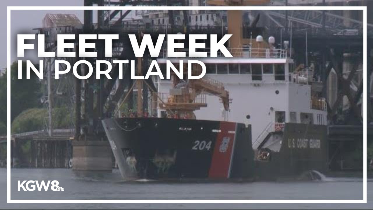 Portland Rose Festival Fleet Week underway at Waterfront Park - YouTube
