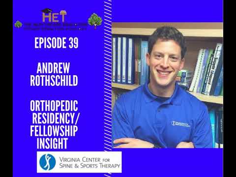 Andrew Rothschild- Orthopedic Residency/Fellowship Insight - YouTube