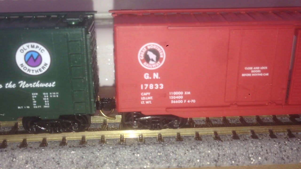 N scale Magne-Matic uncoupler - YouTube