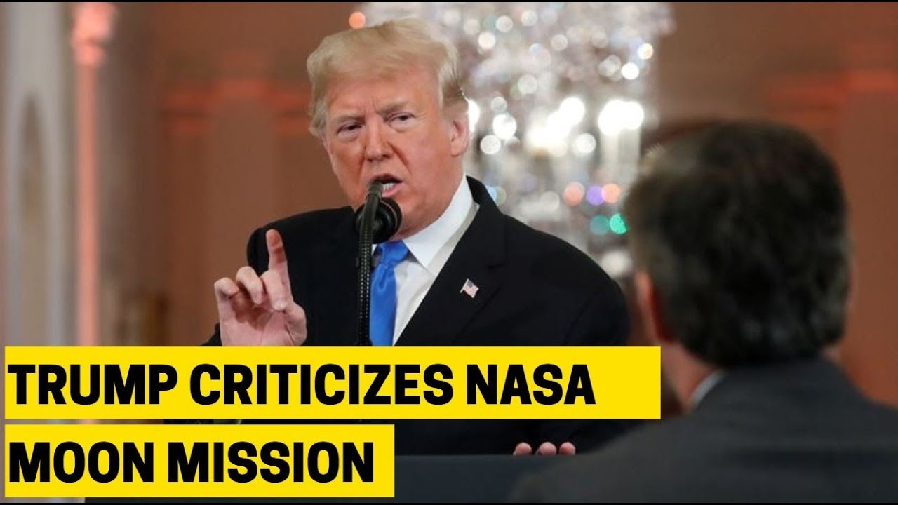 US President Donald Trump slams NASA for being Moon-centric - YouTube
