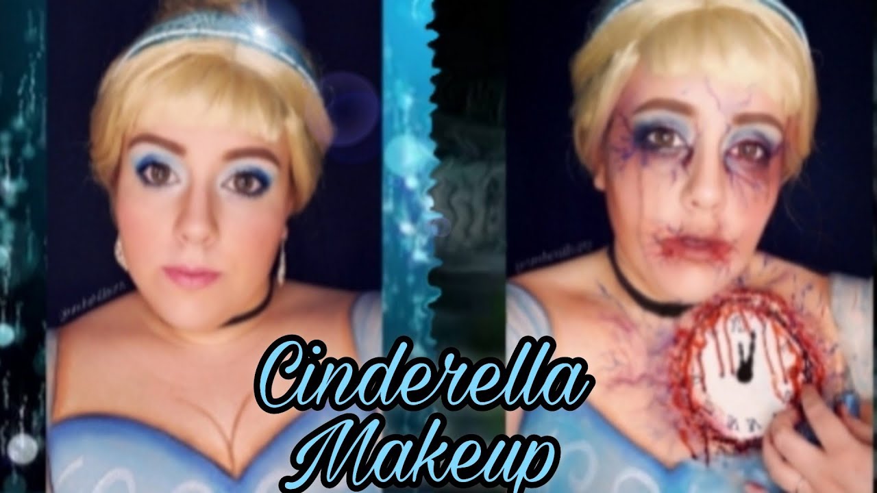 Glam and gore Cinderella makeup tutorial - YouTube