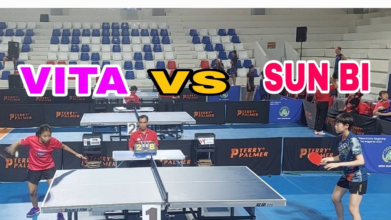 SUM BIE ( CHINA) VS VITA (IDN) TERRY PALMER TURNAMEN.2023#pingpong#tenismeja.#viral#olahraga ...