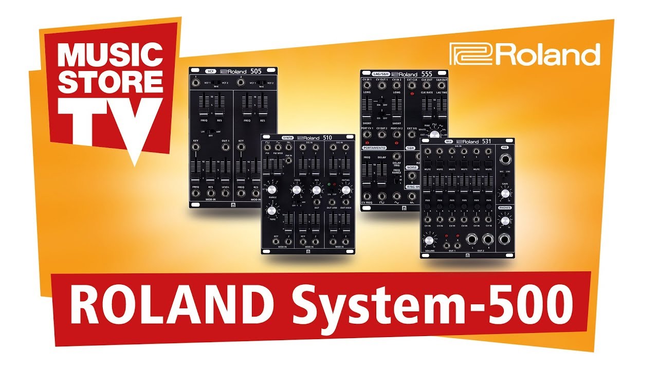 ROLAND System-500 Modular-Synthesizer Module 505, 510, 531, 555 - YouTube