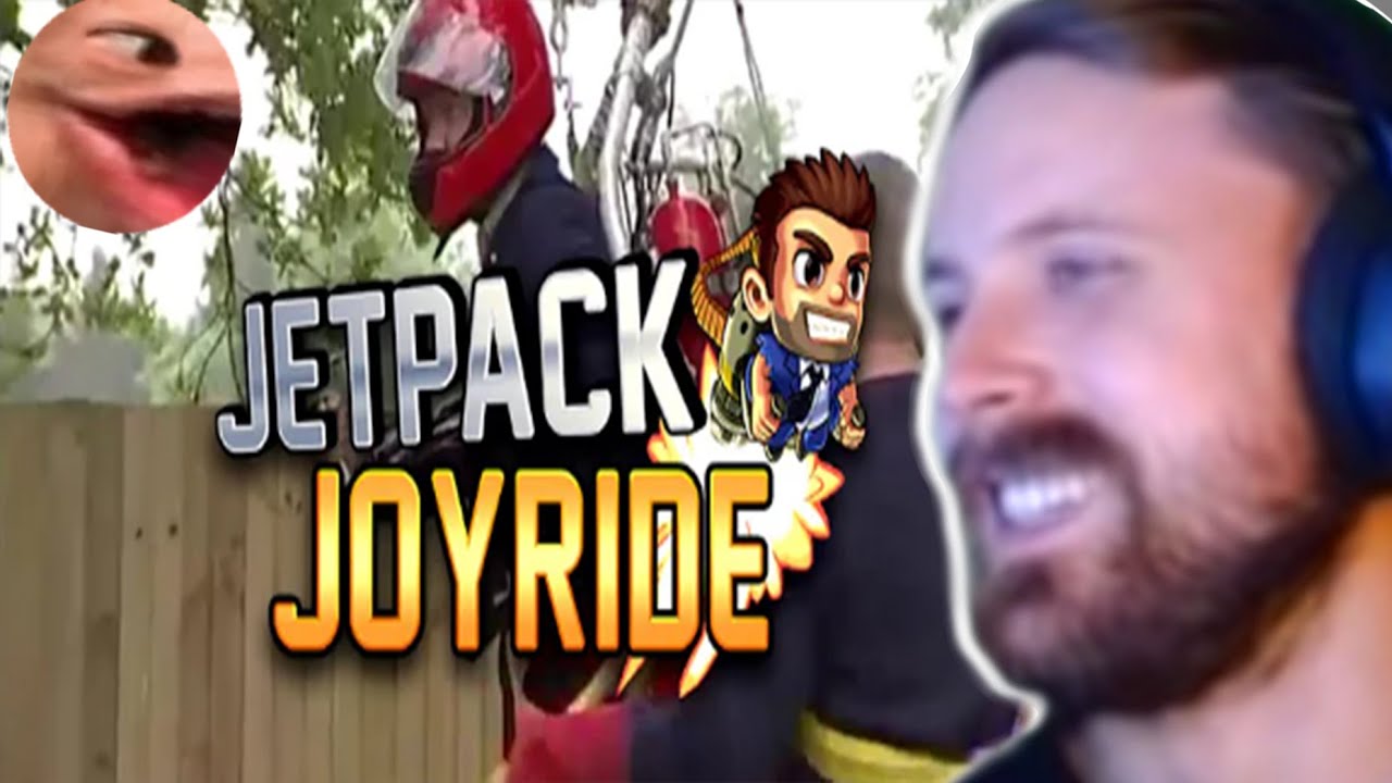 Forsen Reacts - Jetpack accident but with the Jetpack Joyride theme ...