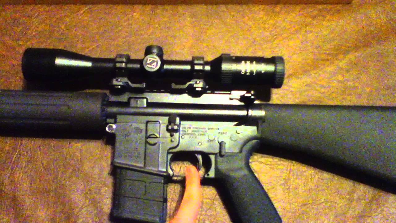 Colt H-Bar Elite AR-15 Sniper Rifle/SASS/DMR - YouTube
