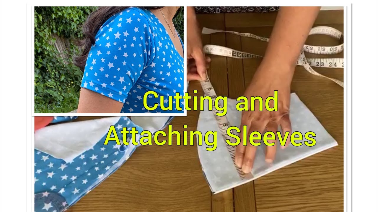How to cut and Attach Sleeves step by step. - YouTube
