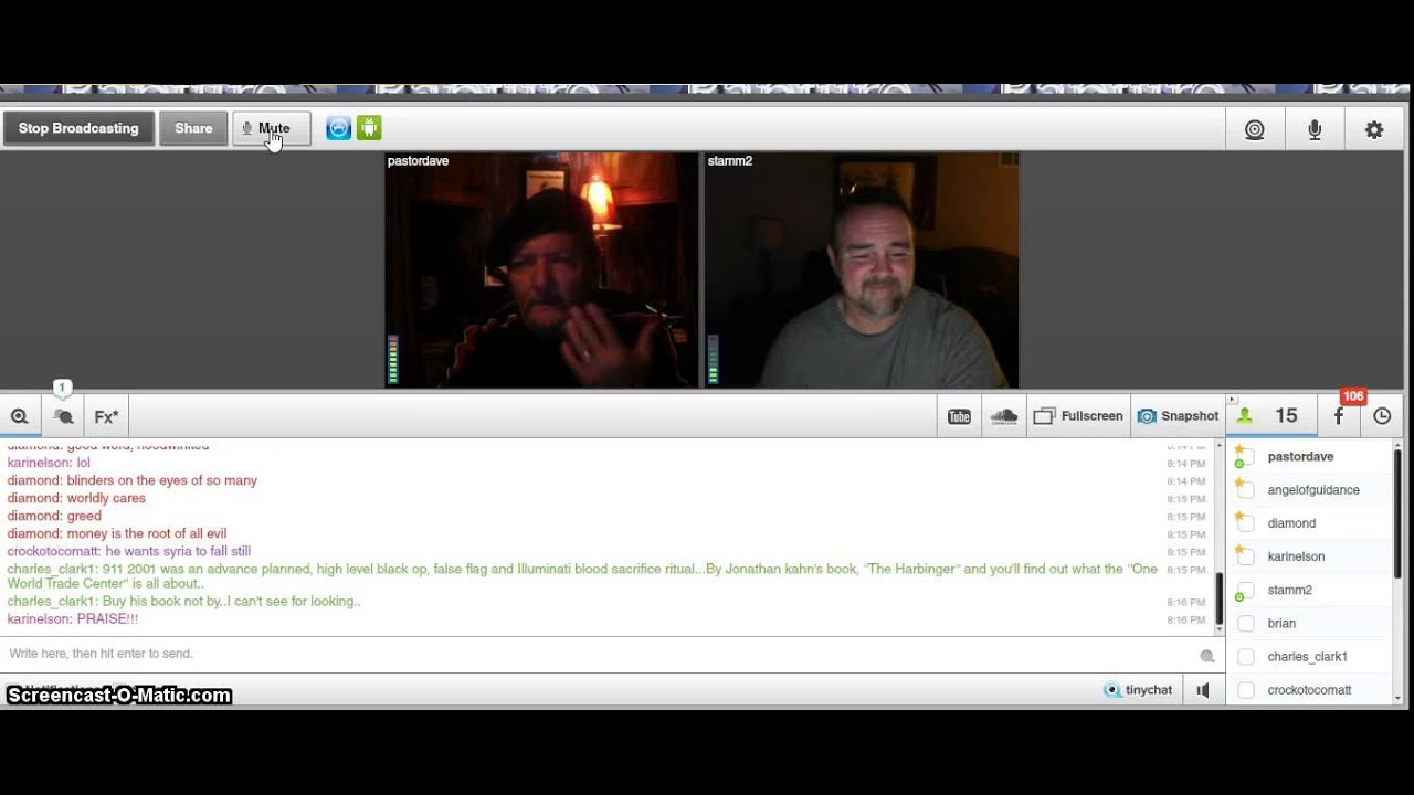 Recorded Live! Wednesdnesday Church! PD & Jamie Stamm! The Trumpets ...