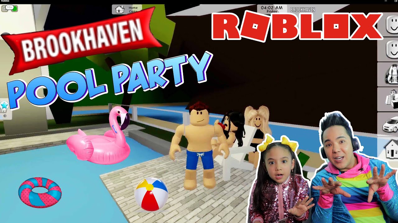 POOL PARTY EN ROBLOX historias - ACCIDENTE EN LA ALBERCA / Kids Play ...