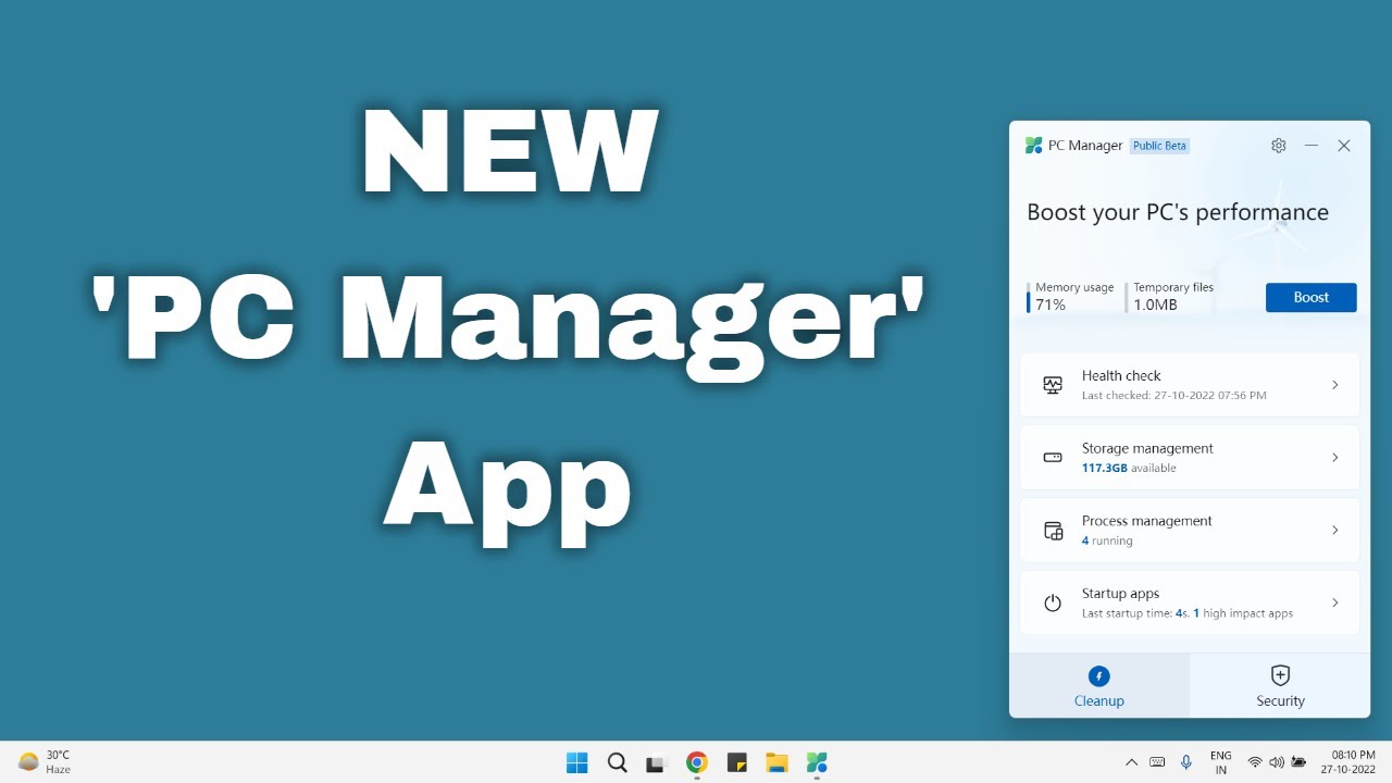 How to Install and Use NEW PC Manager App - YouTube