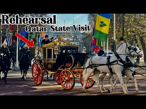 SUPERB! BEAUTIFUL TO WATCH: QATAR STATE VISIT REHEARSAL - YouTube