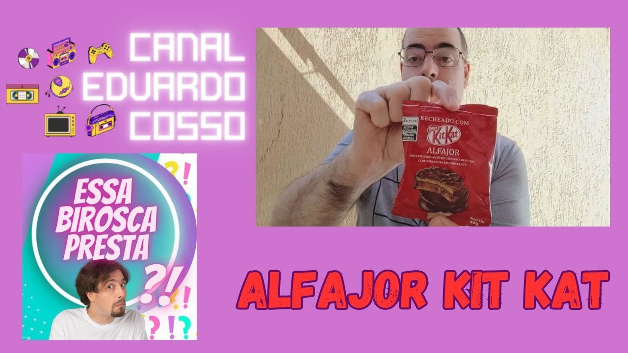 Testando o Alfajor Kit Kat. - YouTube