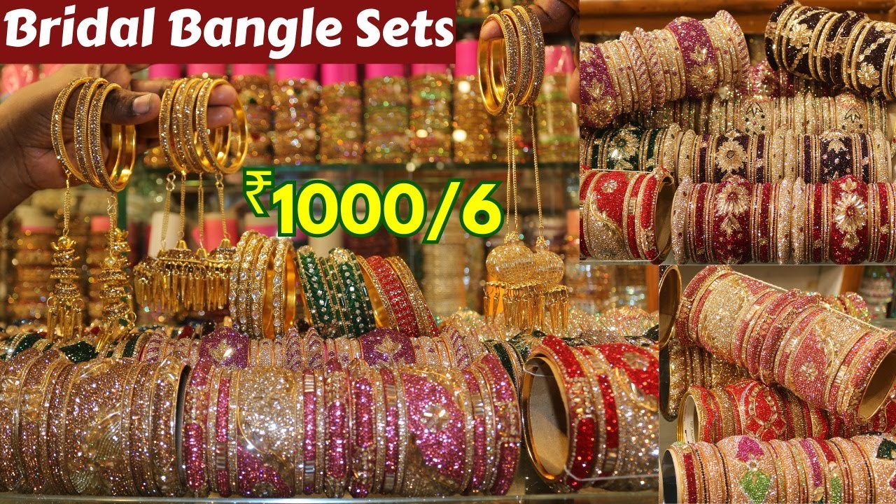 Charminar bangles Buy 1 Get 5 Bridal Sets FREE Lad Bazar Wholesale ...