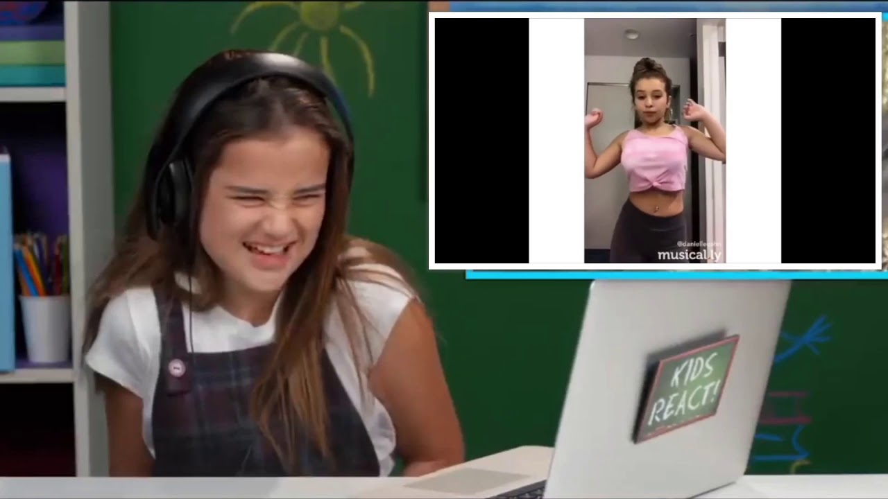 Kids React To Danielle Cohn Belly Dancing - YouTube