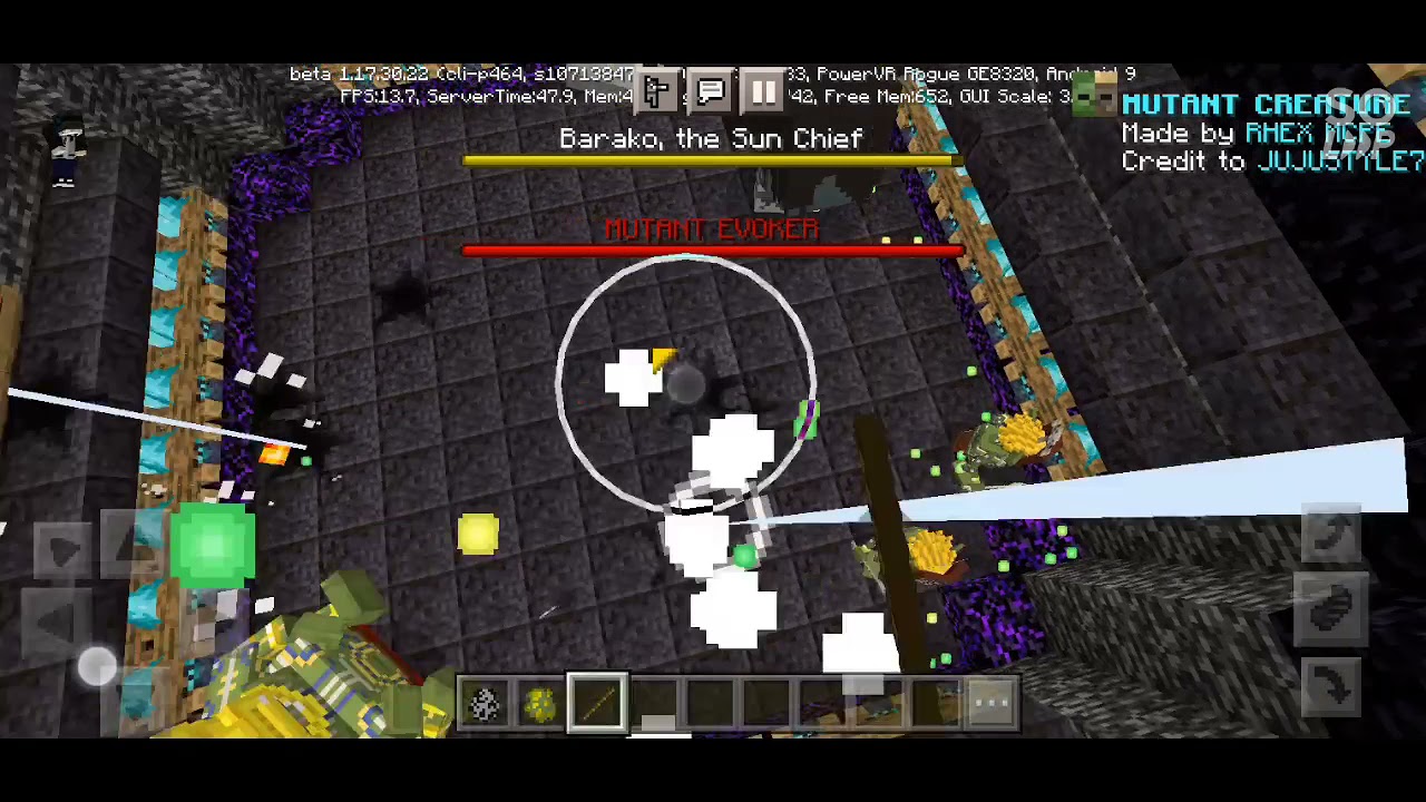 Barako sun chief vs mutant evoker mod for Minecraft PE/BE - YouTube