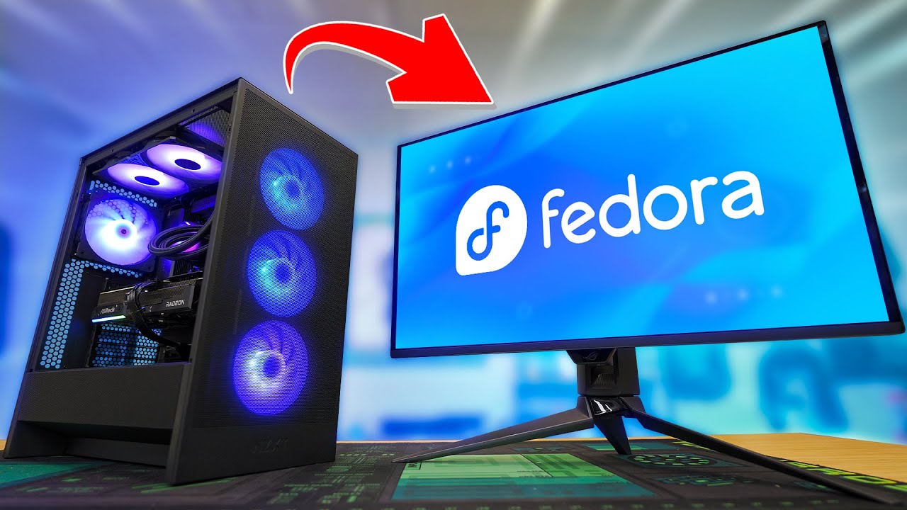 I Installed Fedora KDE on a Gaming PC - PEAK Beginner Distro - YouTube