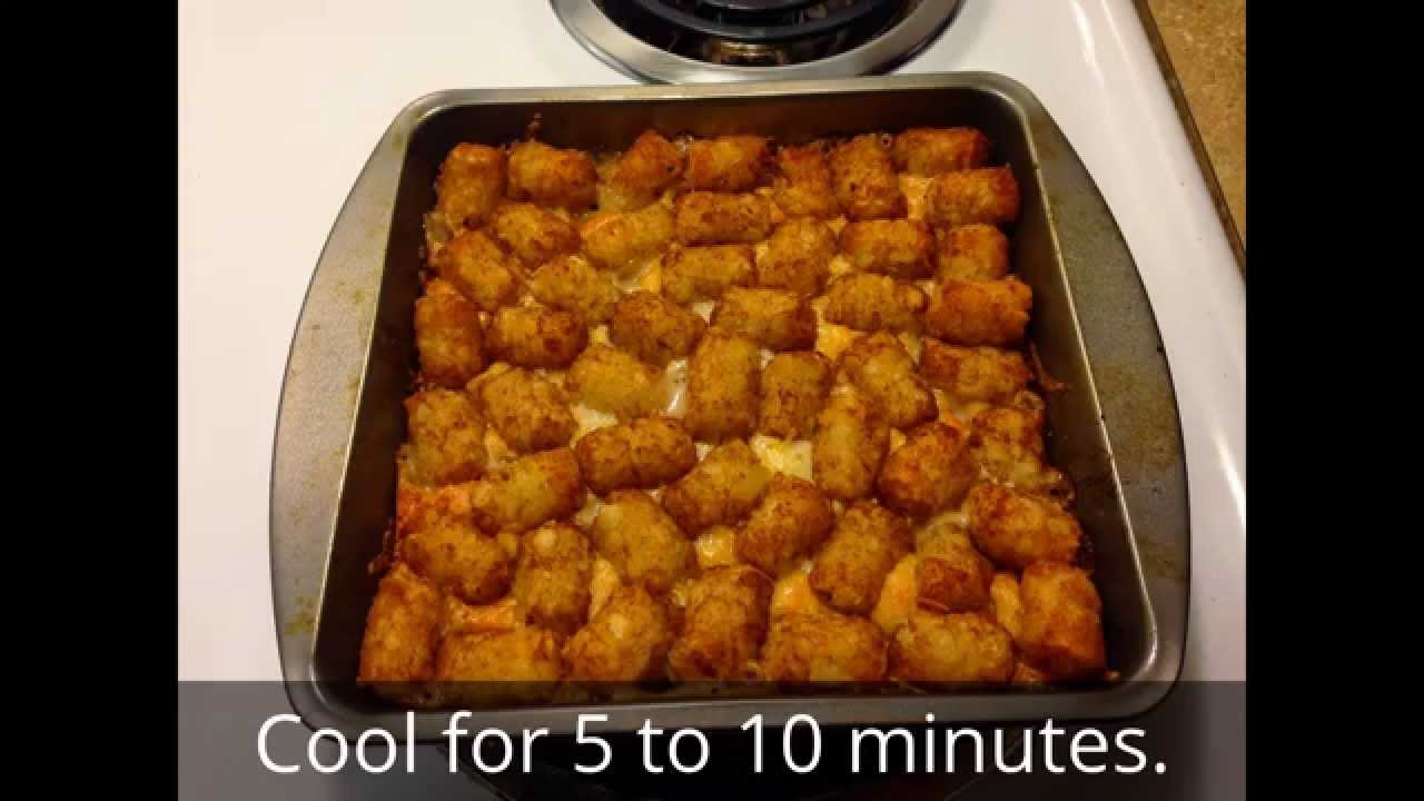 Simple Tater Tot Casserole Recipe - YouTube