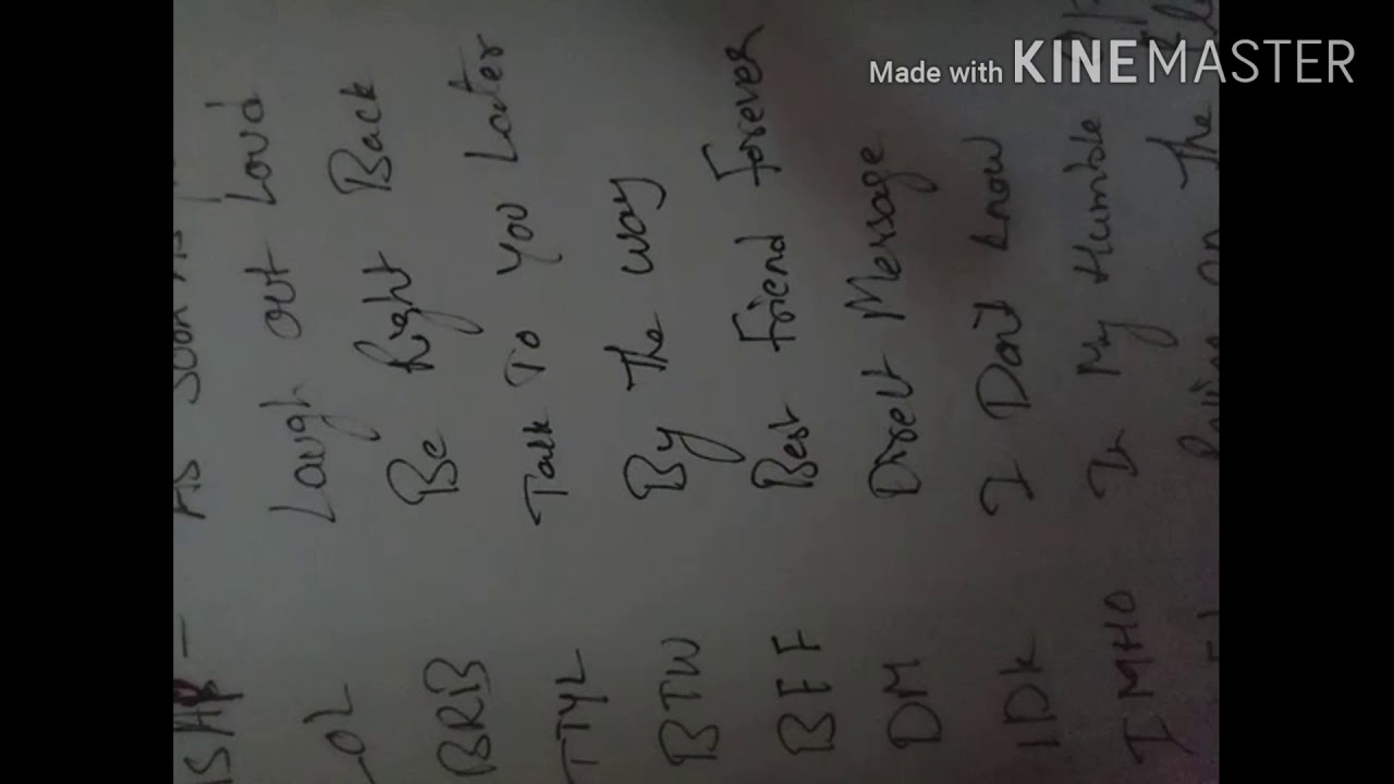 Abbreviation - YouTube