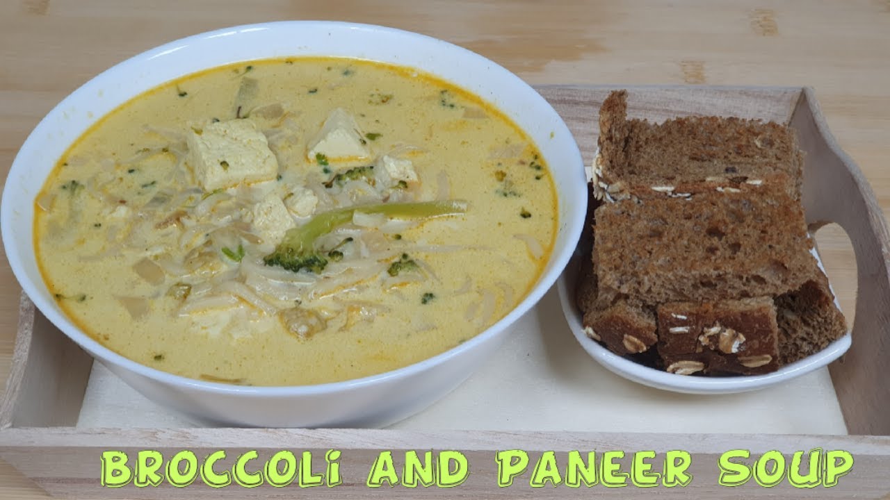 Broccoli and Paneer Soup/Easy/Simple/Tasty/Healthy - YouTube