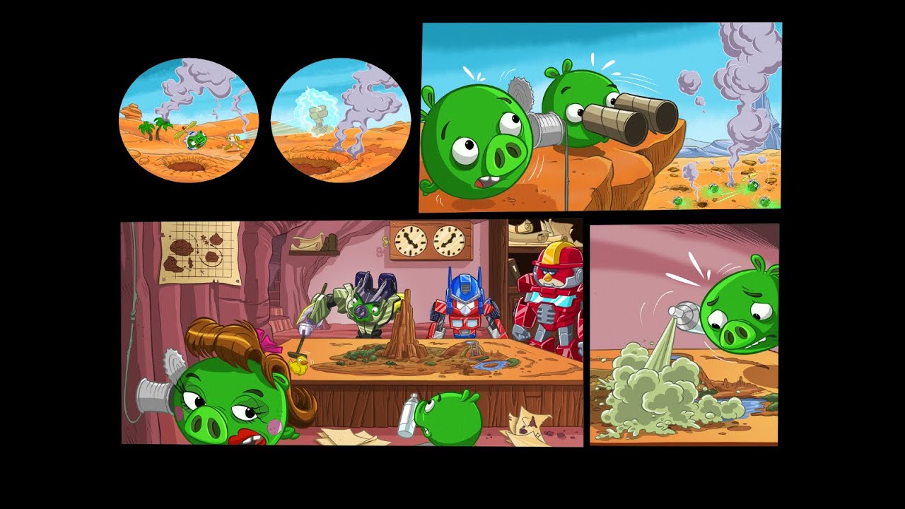 Angry Birds Transformers T13 E46: El General Scorponok se Opone - YouTube