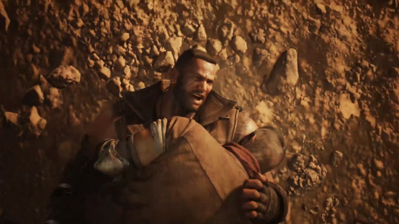 Dyne Death Scene Final Fantasy VII Rebirth Remake 2024 (Emotional Scene ...