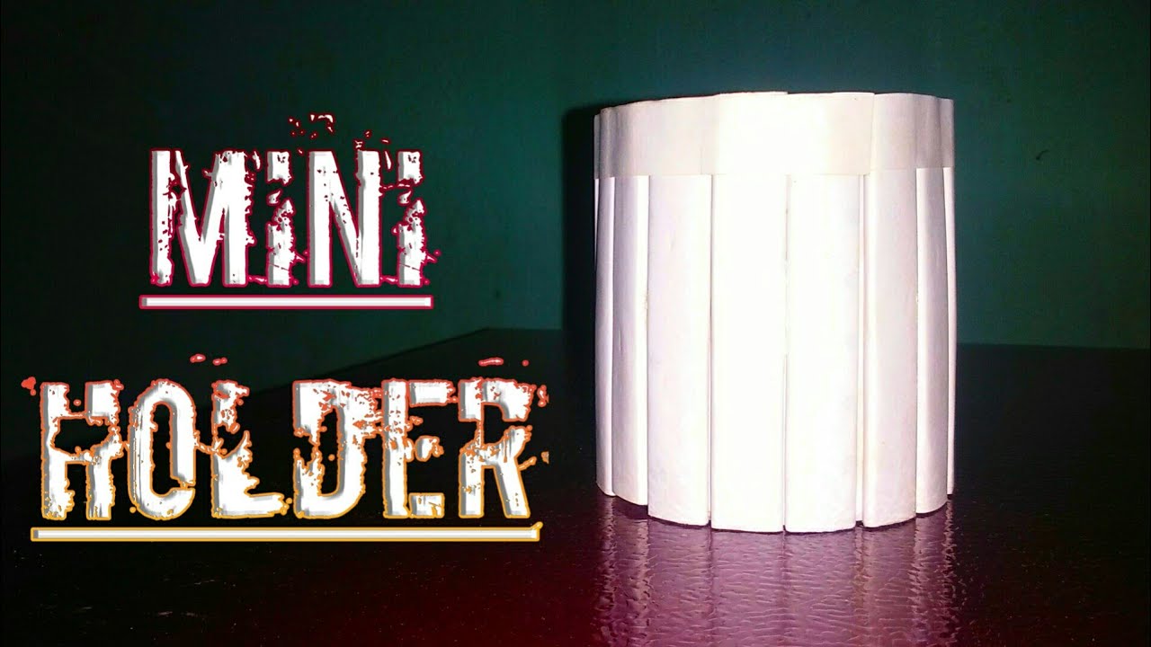 Mini Holder Making | Little Holder Craft Idea | How To Make A Small ...