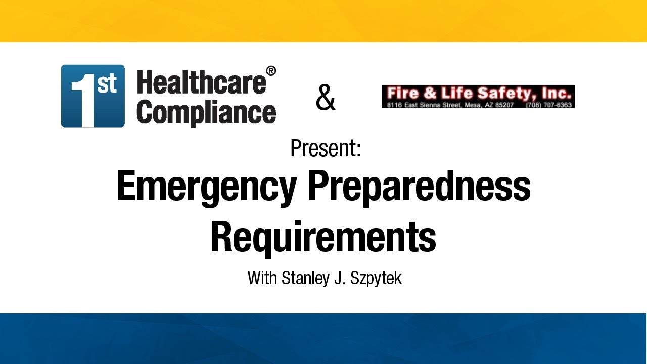 Emergency Preparedness Requirements - YouTube