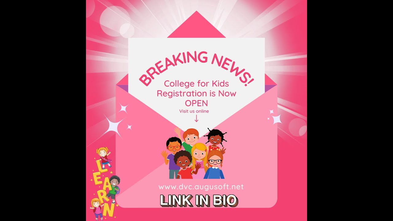 DVC College for Kids 2023 Video - YouTube